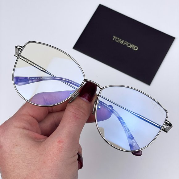Tom Ford | Accessories | Tomford Tf5667b 6eyeglasses Palladium Blue ...